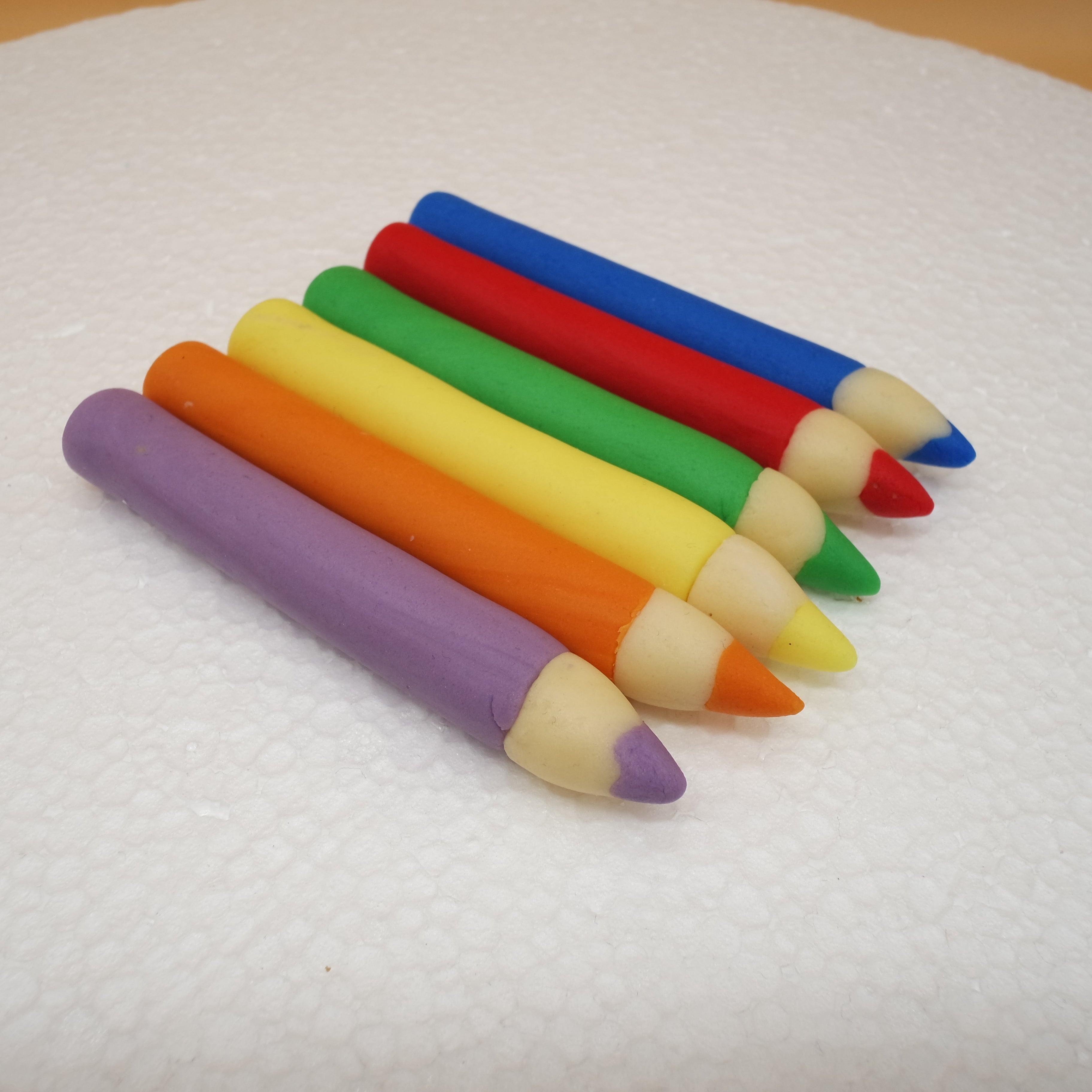 Essbare Stifte 6 St. bunte Mischung Tortendeko Einschulung |Funnybake ...